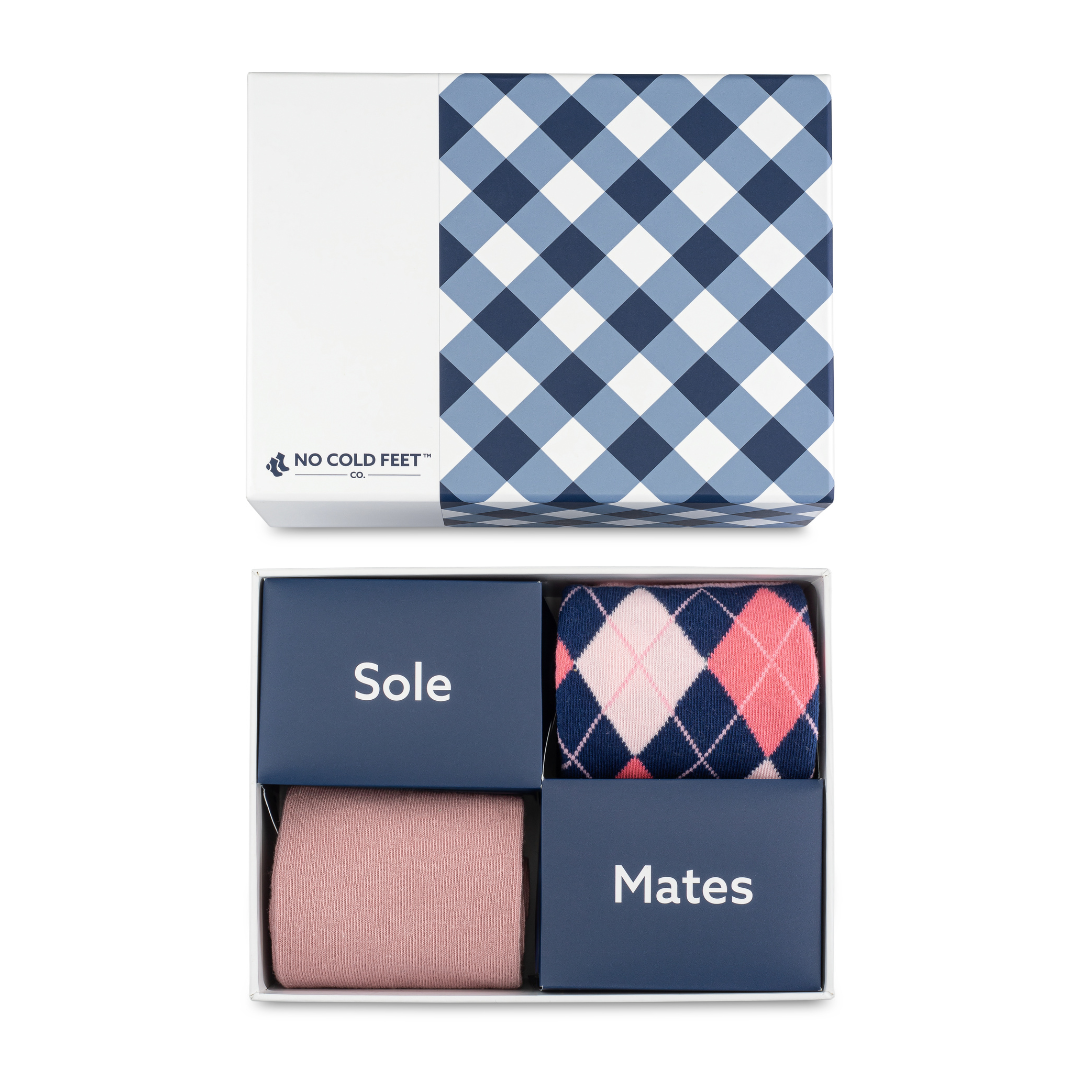 2-Sock Gift Box | Build Your Own Dress Sock Gift Box – No Cold Feet